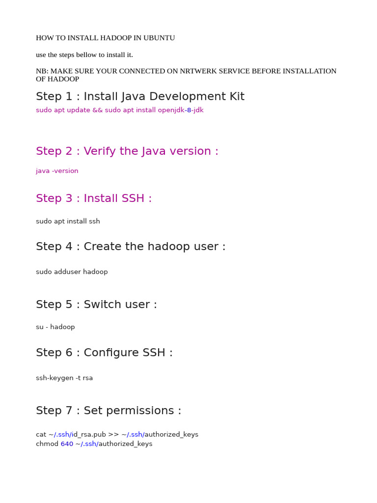 Hadoop Installation | PDF