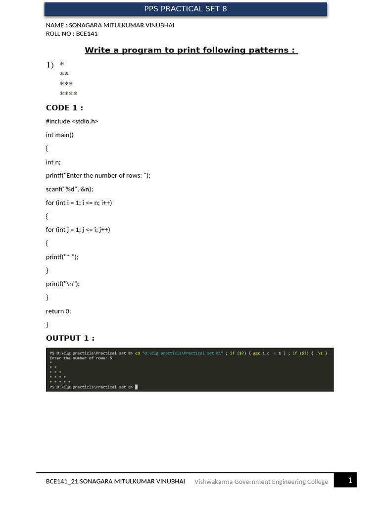 Practical Set 8 | PDF