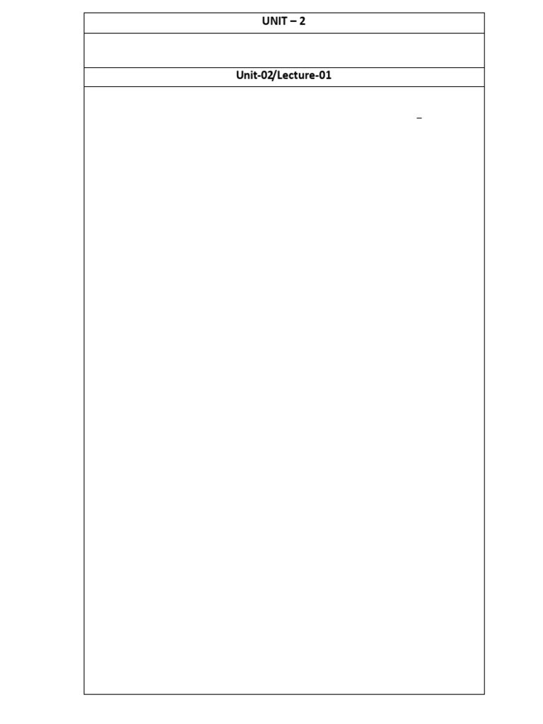 Unit 2 801 | PDF