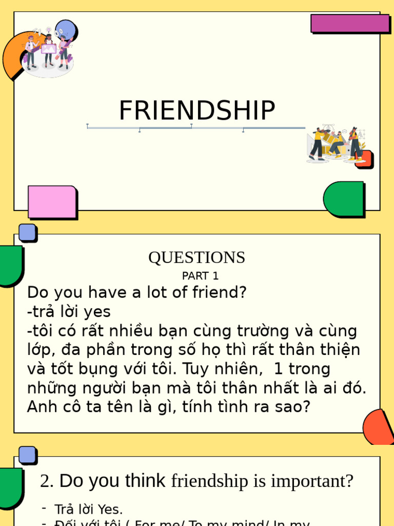 Topic Friends 1 | PDF