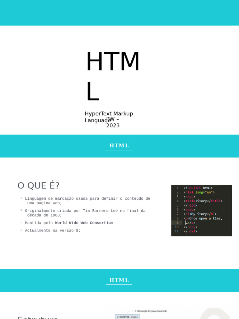 Aula 2 - Introdução Ao HTML5 e CSS3 | PDF