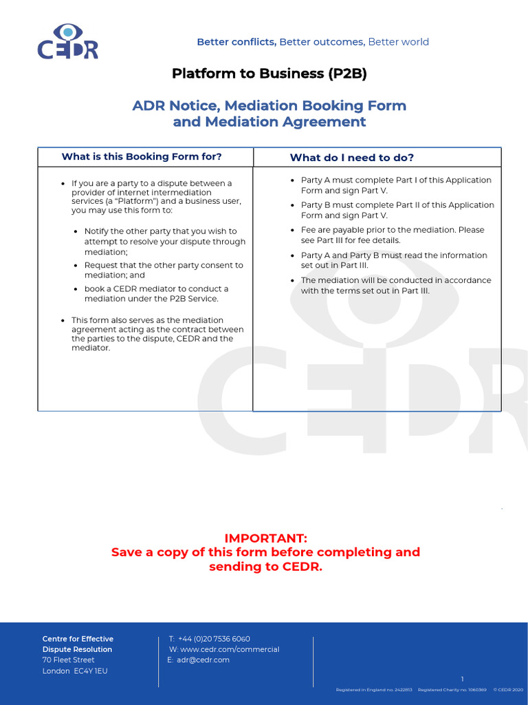 P2B Application Form 8 July 1 | PDF