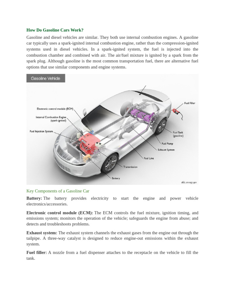 1.1 Key components of Vehicle | PDF