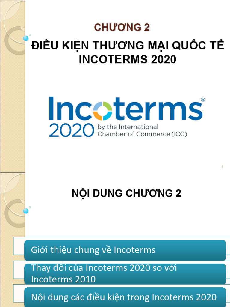 Chuong 2 Incoterms 2020 | PDF