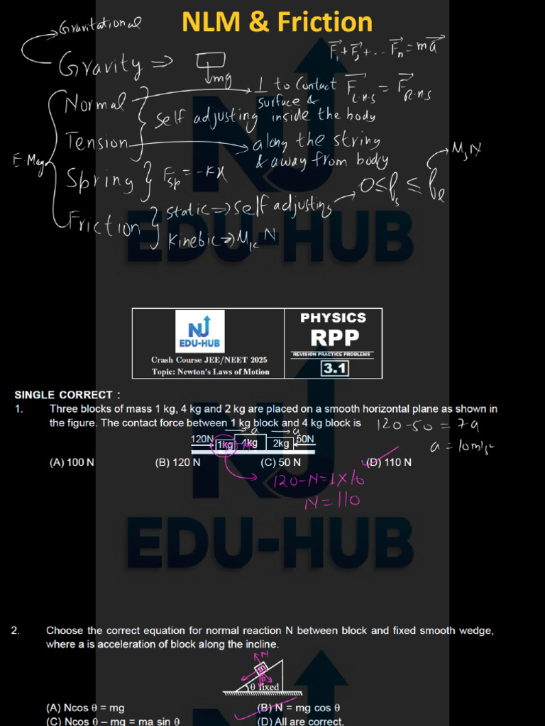 02 NLM & Friction RPP 2025 10-10-24 | PDF