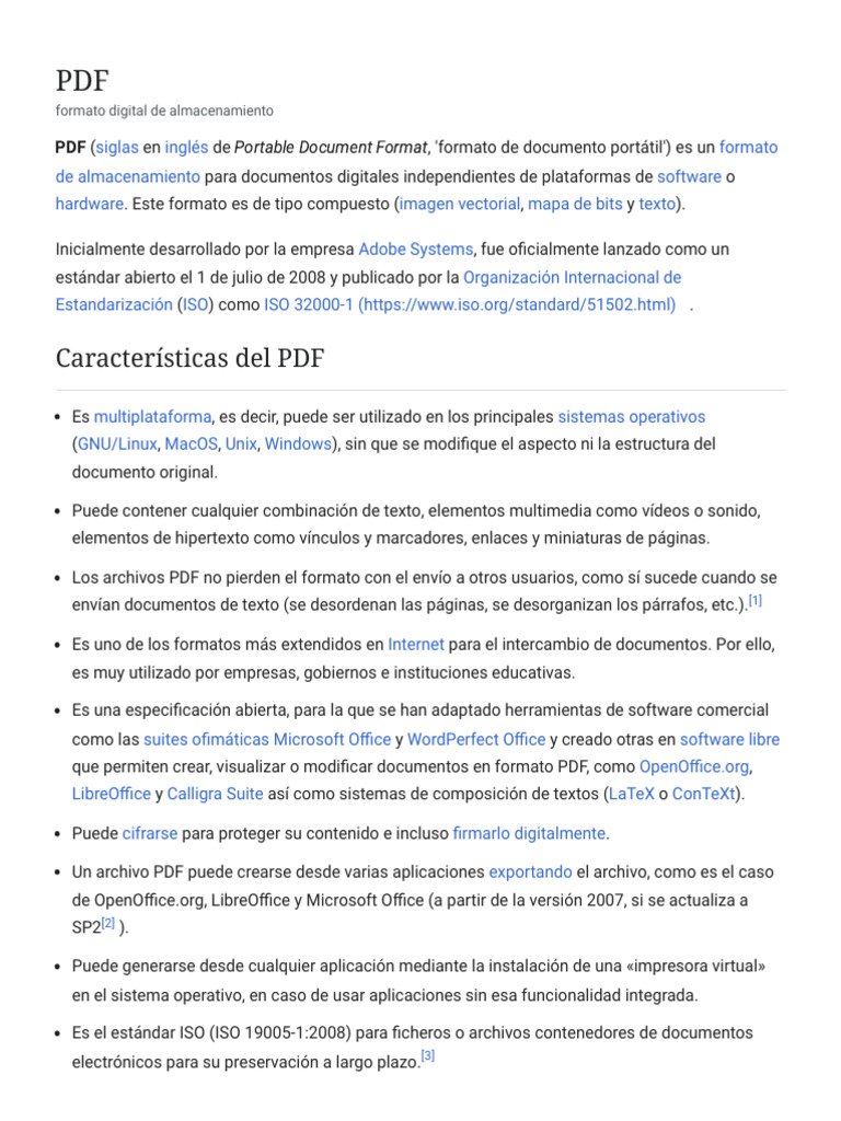 PDF - Wikipedia, La Enciclopedia Libre | PDF | Color | Diseño gráfico