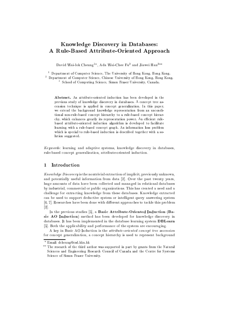 94 Data Mining Knowledge Discovery in Databases | PDF