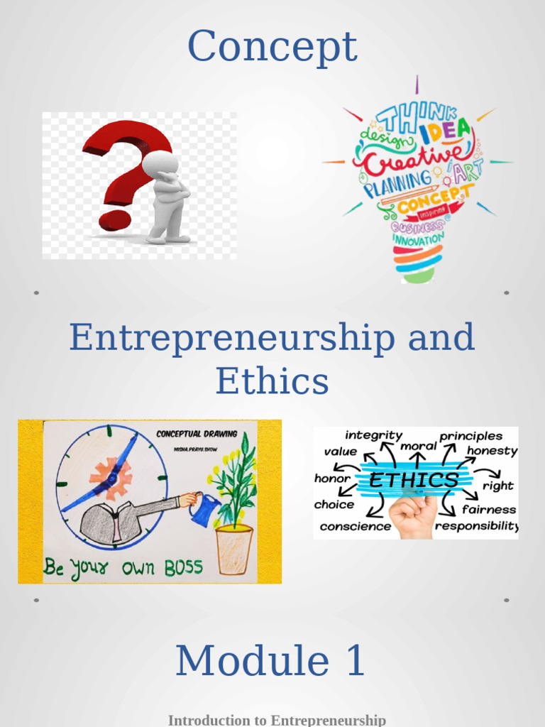 Module 1 | PDF | Entrepreneurship | Psychological Resilience