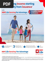HDFC Life Smart Protect Plan Brochure | PDF | Insurance | Present Value