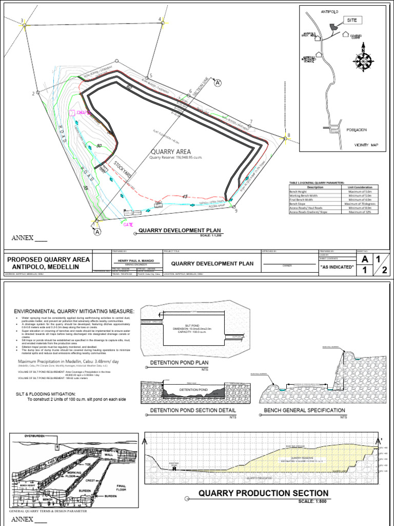 Bro Perez Quarry - 9.4.24 | PDF | Discharge (Hydrology) | Environmental ...