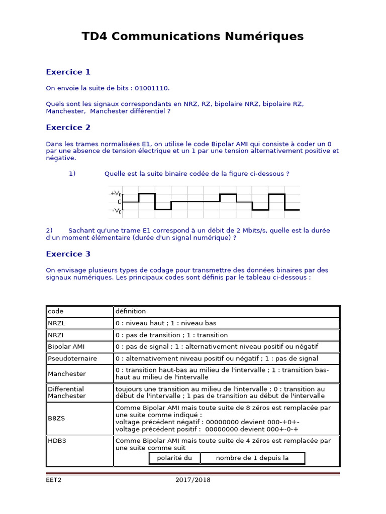 Eet2 TD4 | PDF
