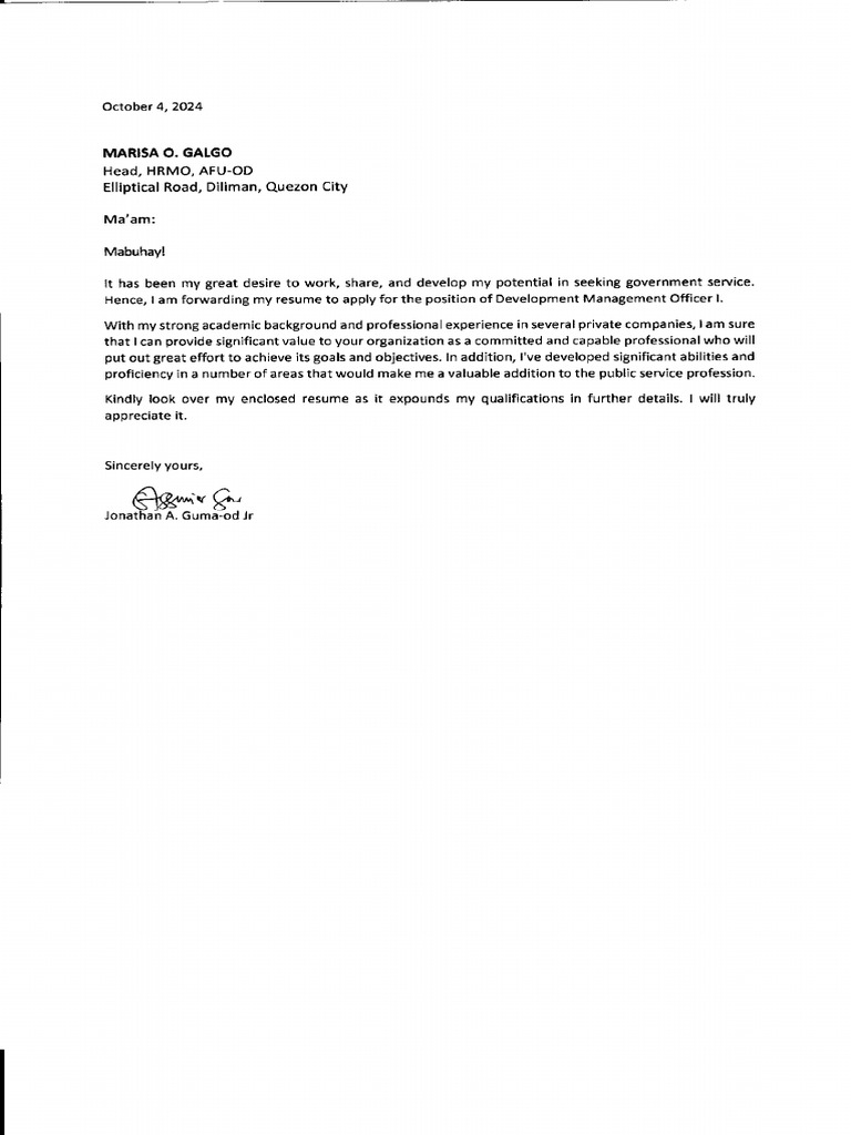 Development Management Officer 1 | PDF