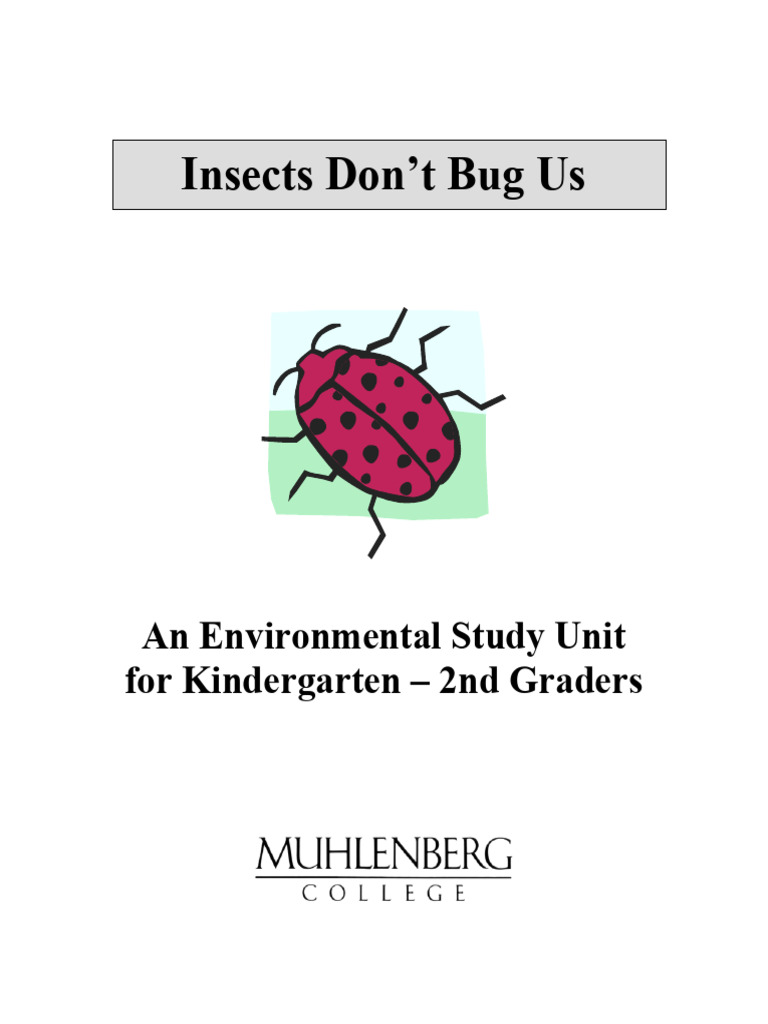 Insects Dont Bug Us | PDF