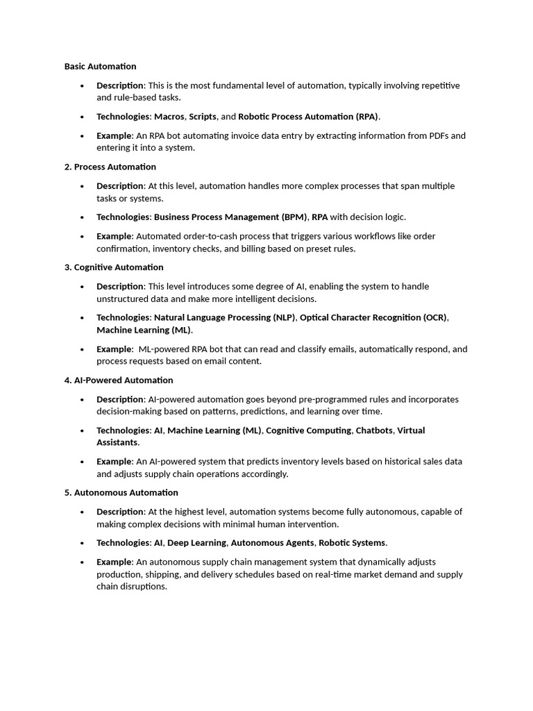 Basic Automation | PDF