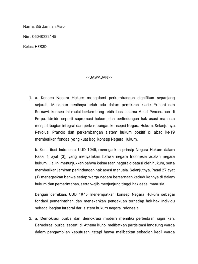 24 - Siti Jamilah Asro - UAS ILNEG | PDF