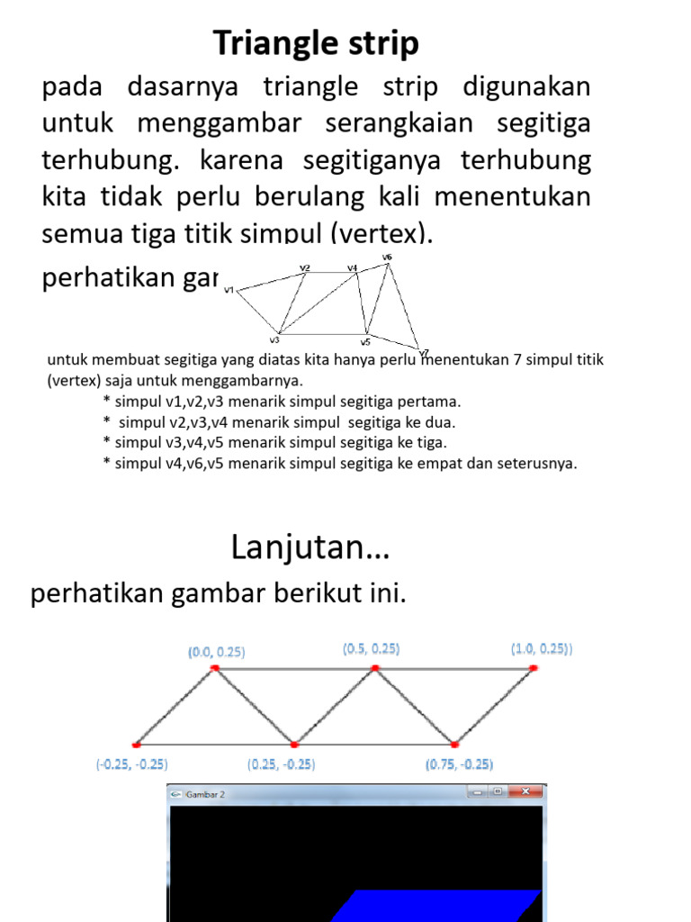 Triangle strip,quad strip,line strip_NoCopy-1 | PDF