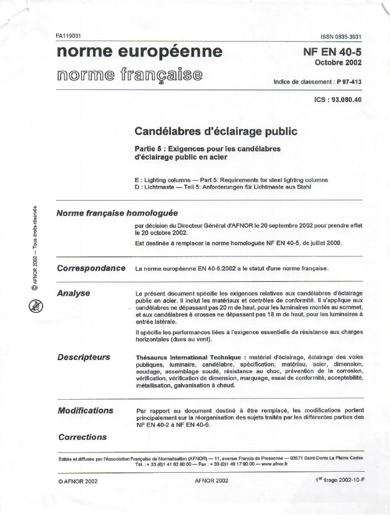 En40-5 2002 | PDF