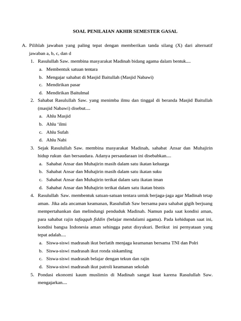 Uas SMT 1 Ski 5 | PDF