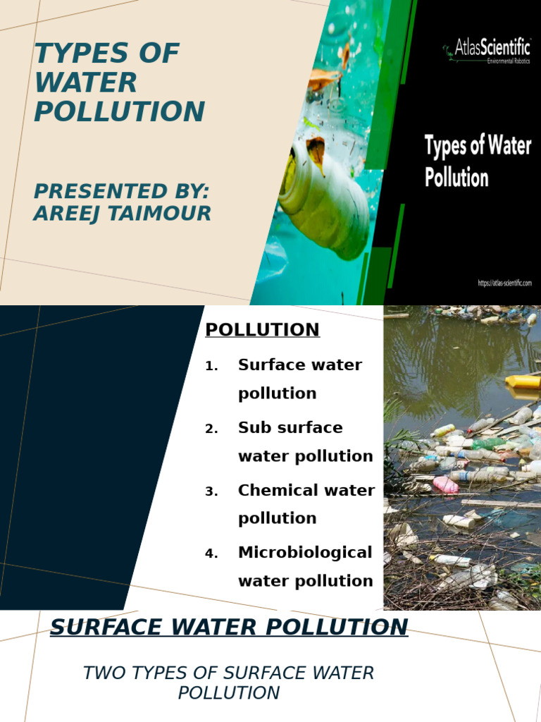Types of Water Pollution | PDF