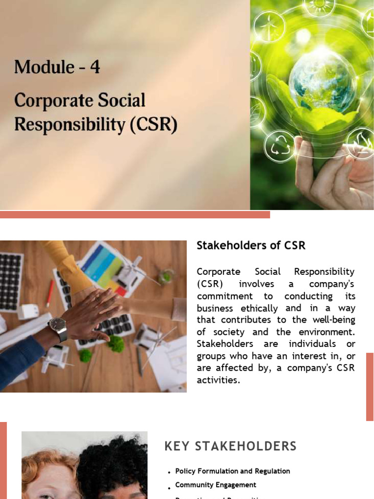 CSR Module 4 | PDF