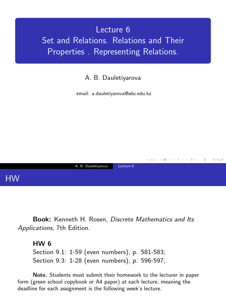L6 Discrete Math | PDF