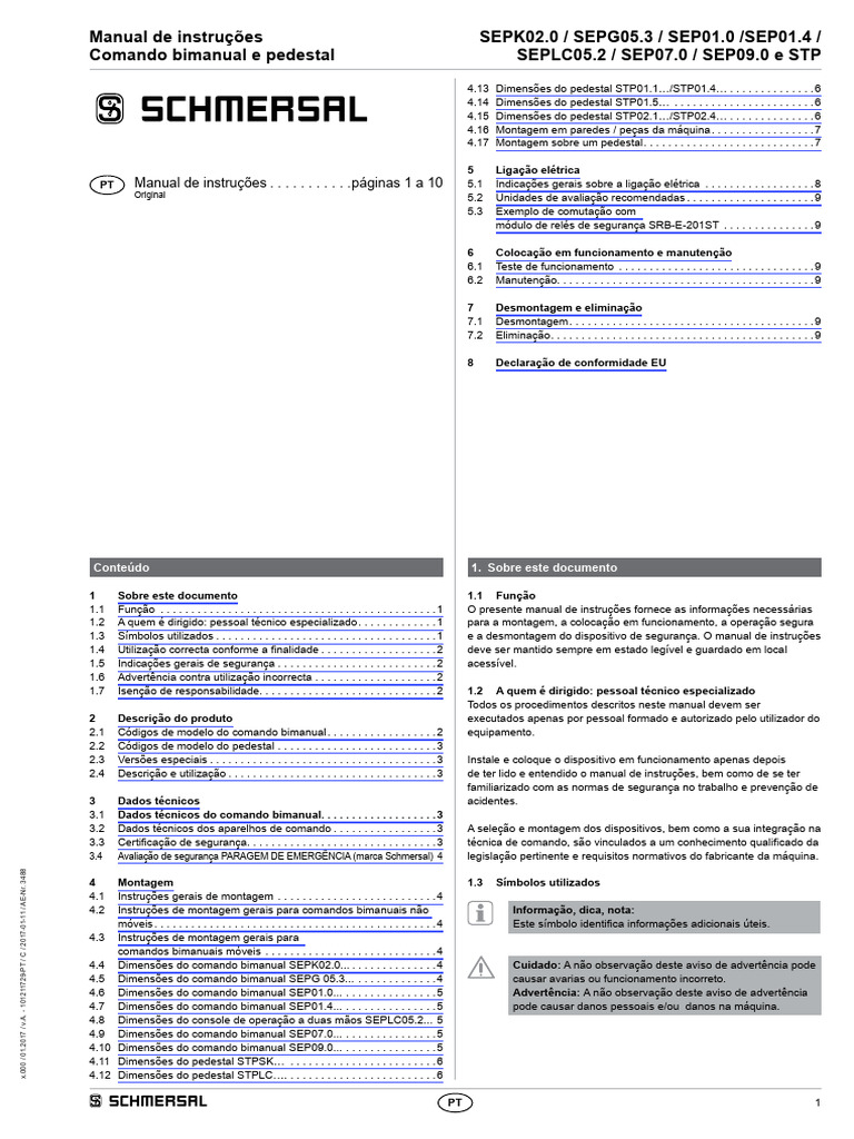 Manual SEPK 020402295 | PDF