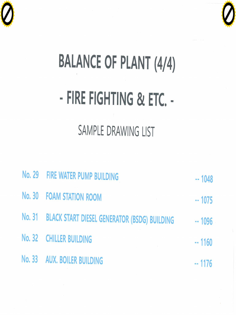 Balance of Plant 4-4 Fire Fighting | PDF