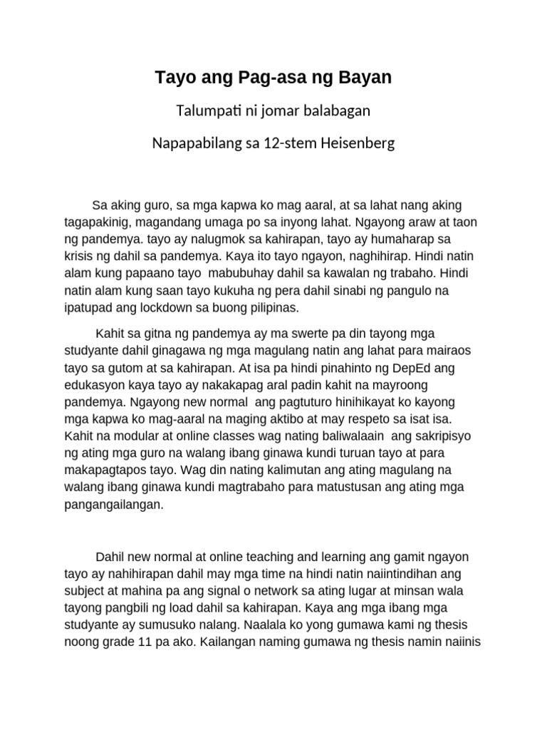 ISAGAWA Module 6 Fil | PDF