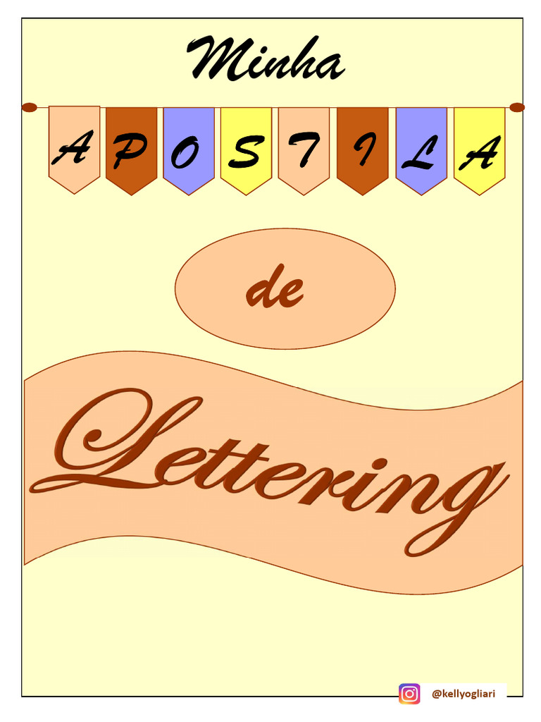 Apostila de Lettering - Iniciante | PDF