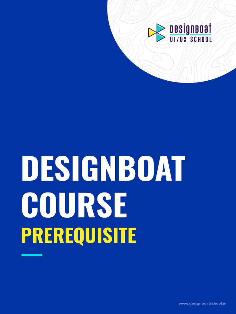 Pre Requisite Document | PDF