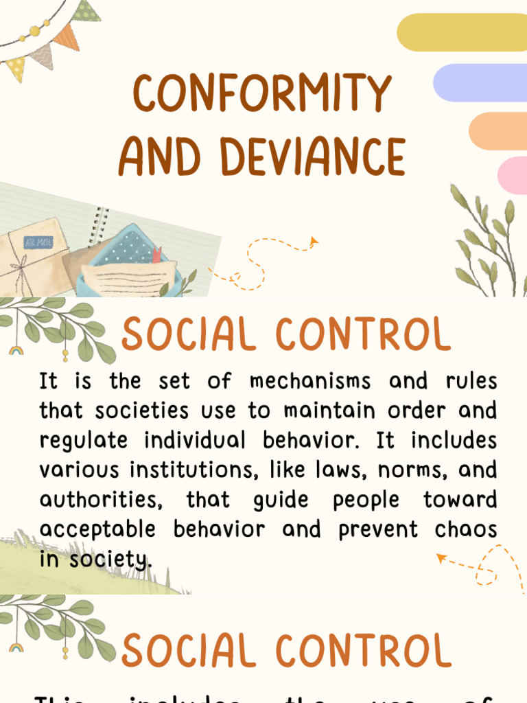 Lesson 5 Conformity and Deviance | PDF
