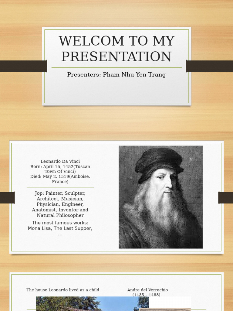 Welcom To My Presentation | PDF