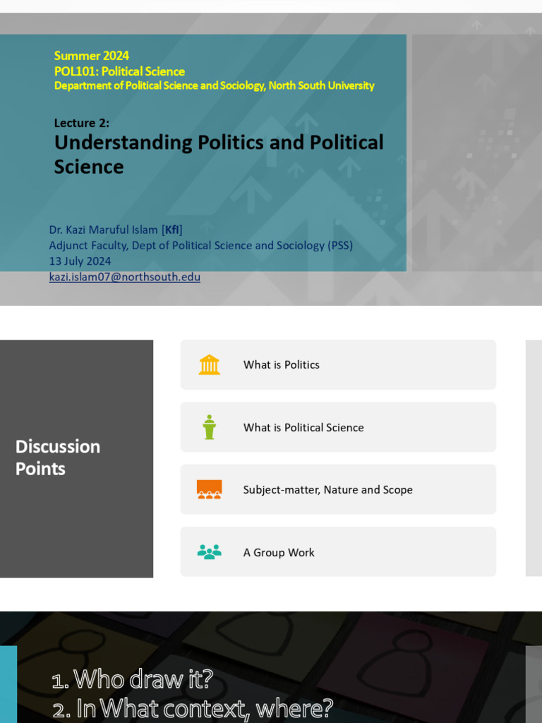 Lecture 2 - POL101 - Summer 2024 - KfI | PDF | Science | Political Philosophy