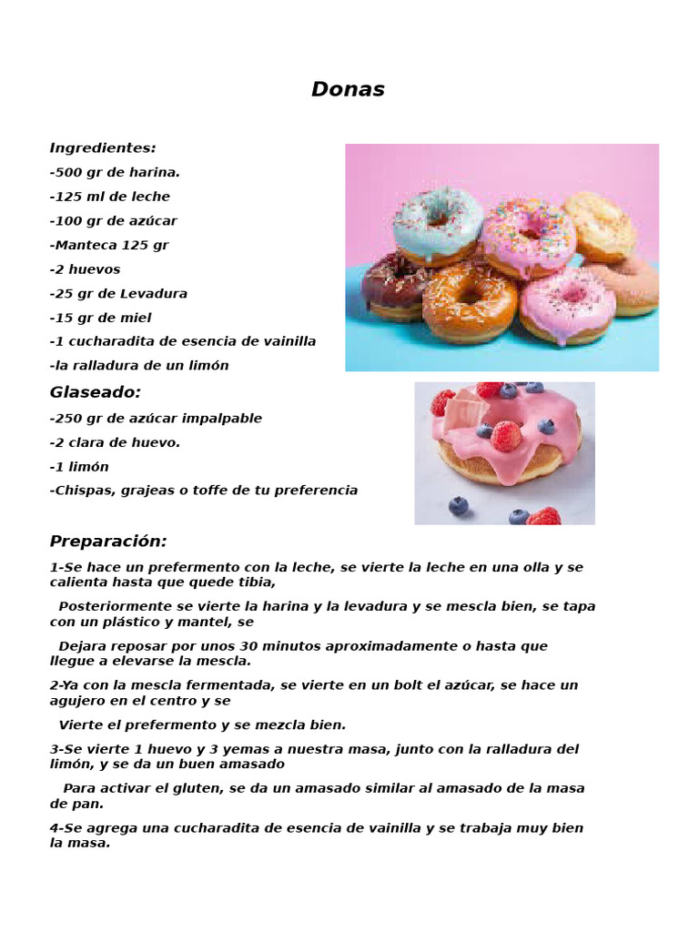 Donas | PDF
