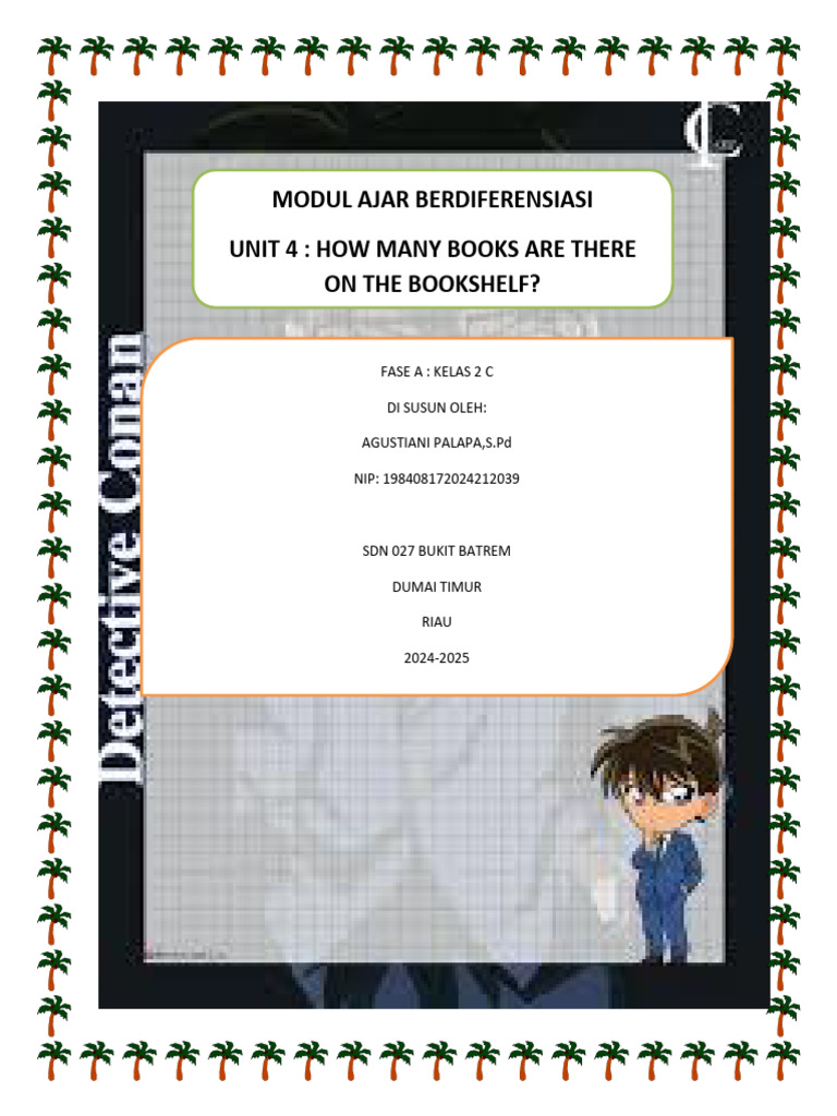 Modul Ajar Berdiferensiasi Bahasa Inggris Unit 4 Semester 1 Kelas 2 Agustiani Palapa | PDF