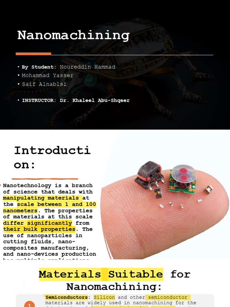 Nano Machining | PDF