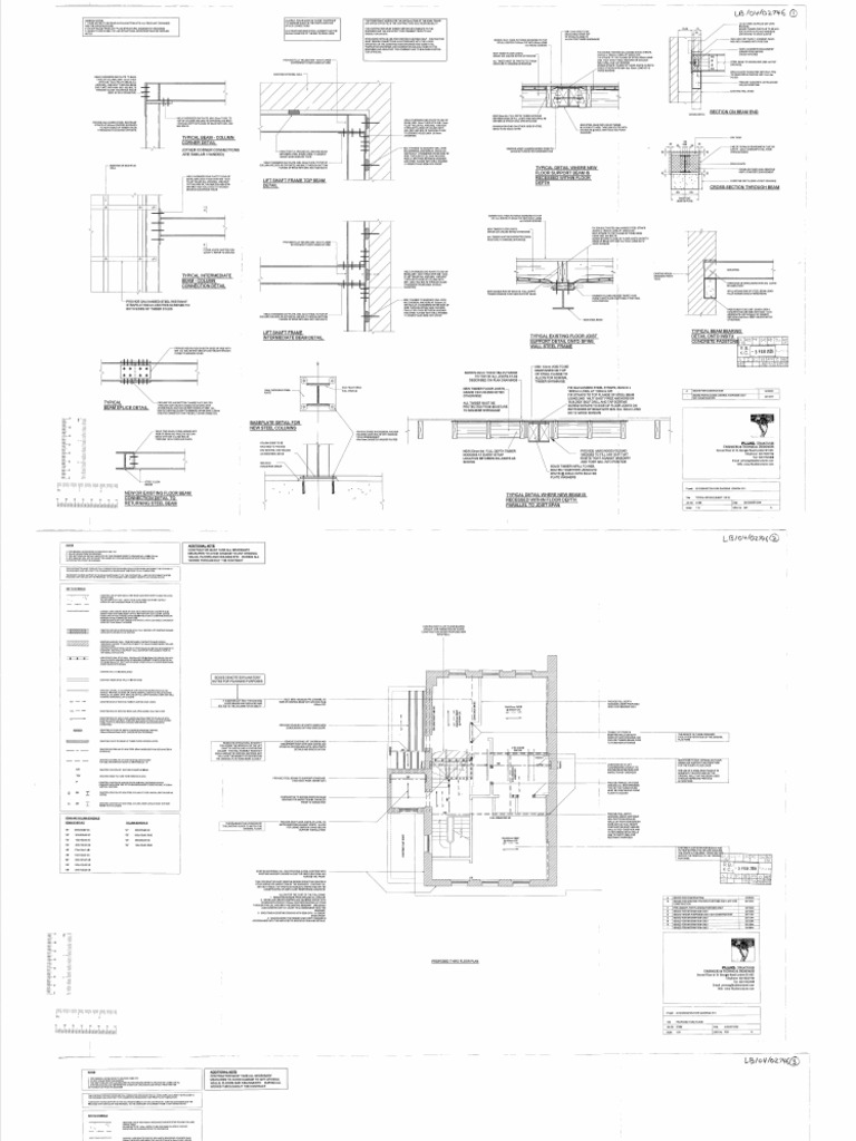 Typical Details For Beams Connections | PDF