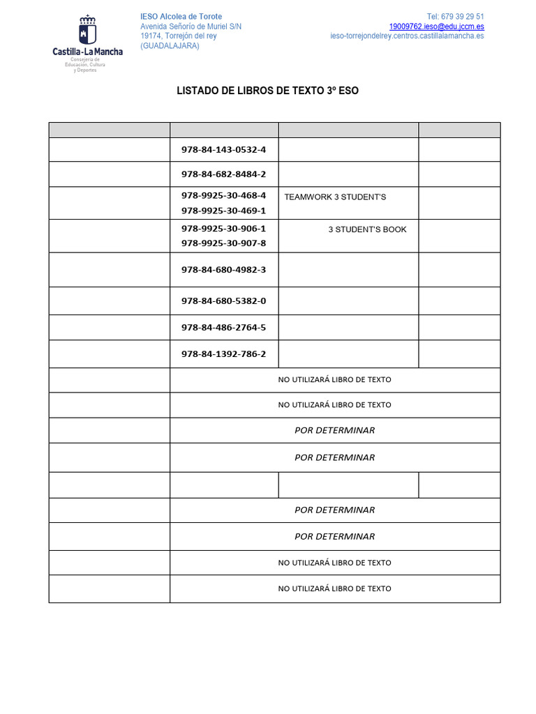 Libros 3eso | PDF Libros 3eso | PDF
