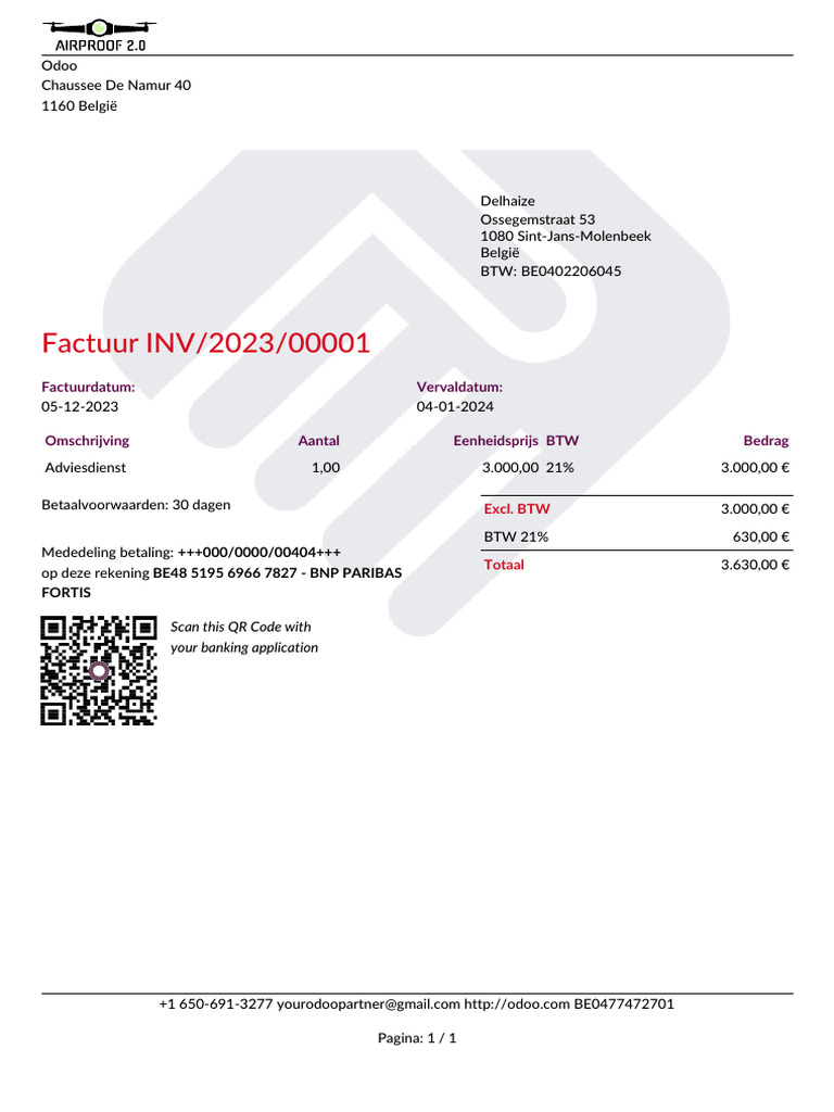 Inv 2023 00001 | PDF