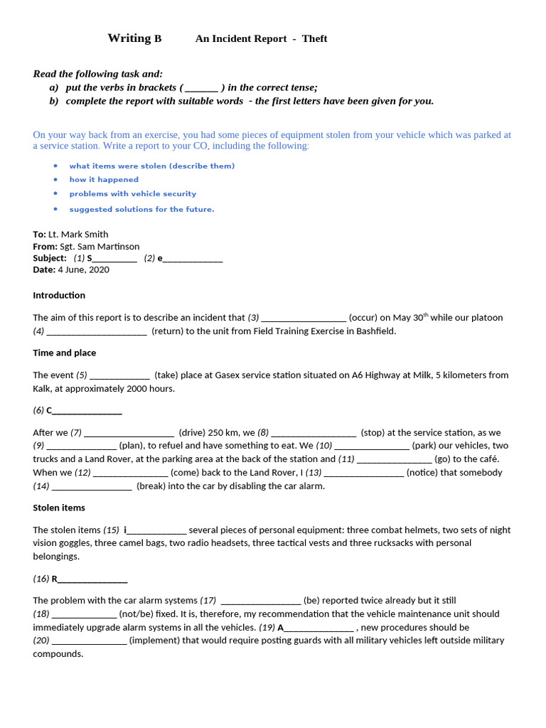 Incident - TEST | PDF