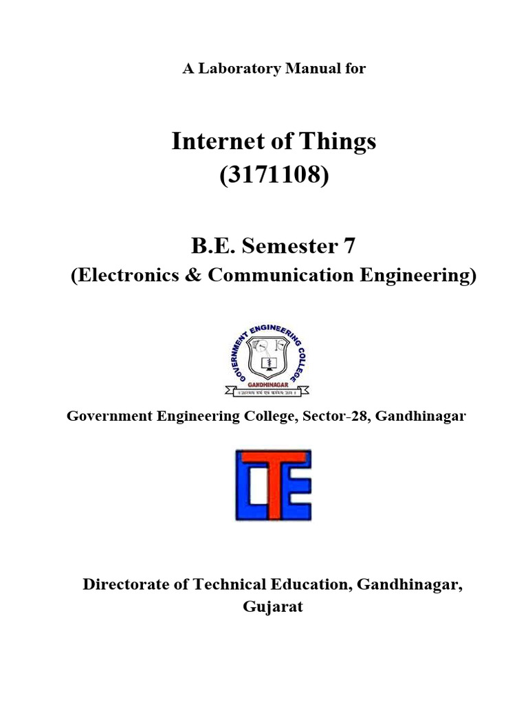 IoT Manual Final | PDF