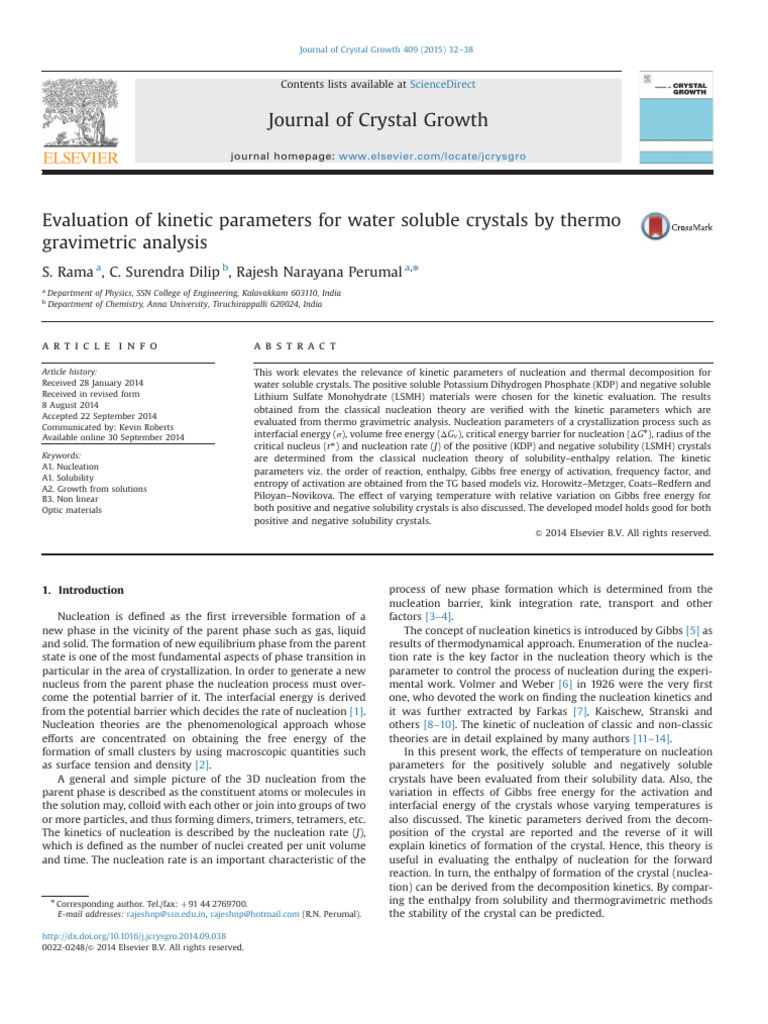 Journal of Crystal Growth | PDF