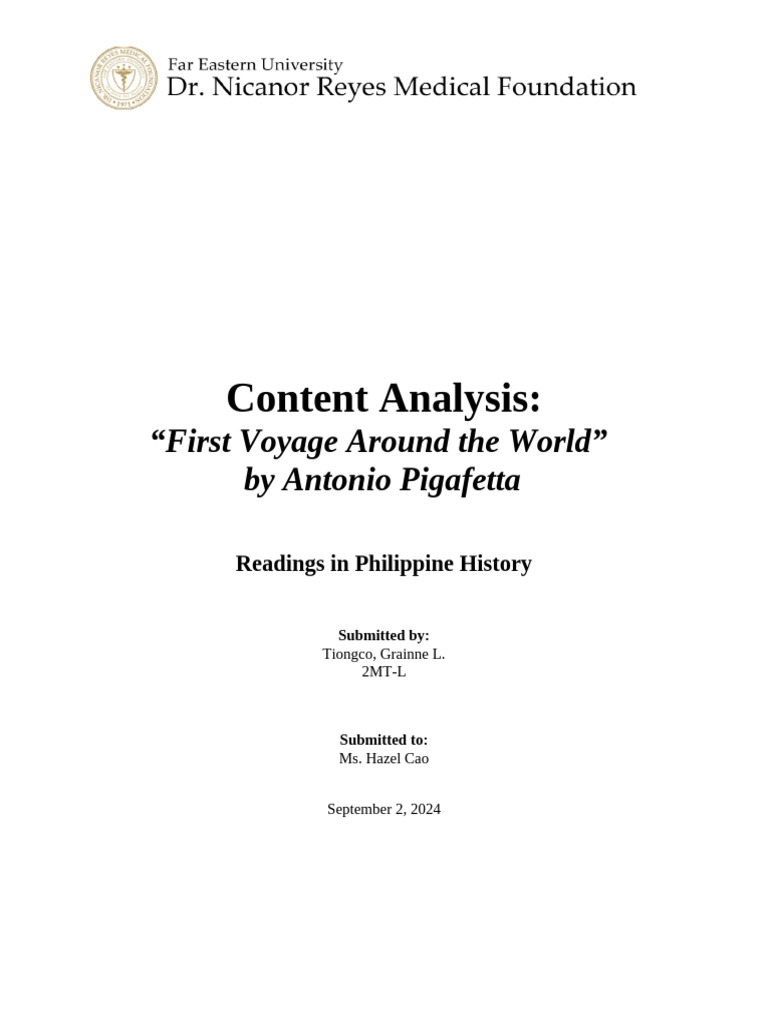 RPH Content Analysis | PDF