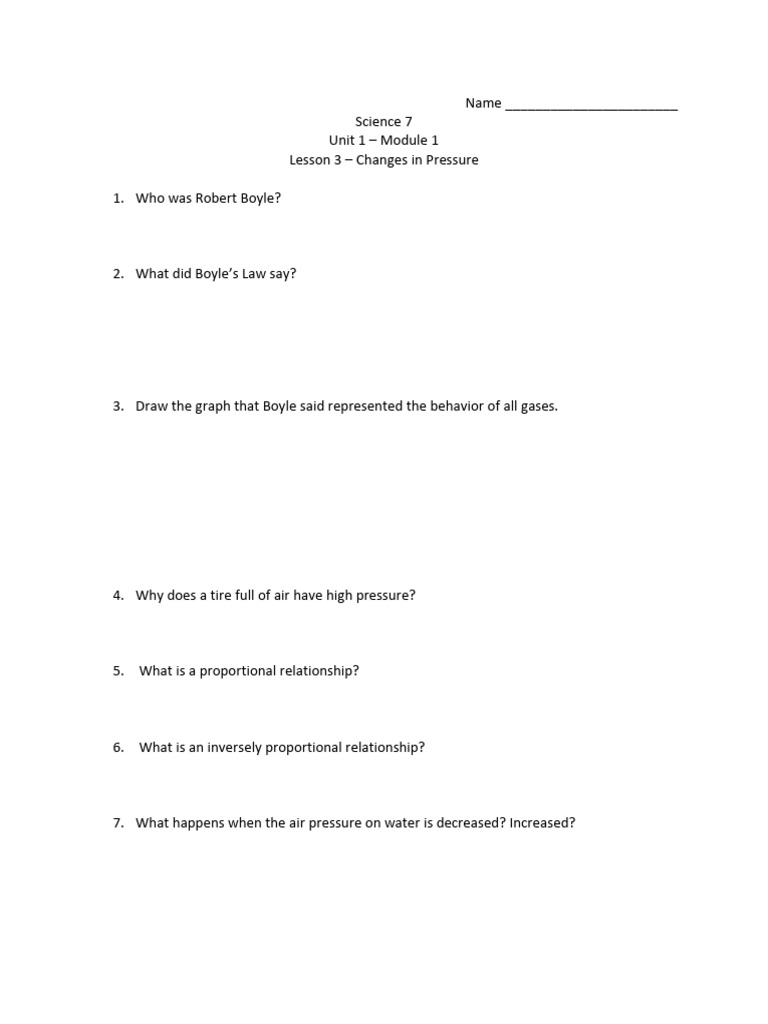 Unit 1 Module 1 Lesson 3 Notes | PDF