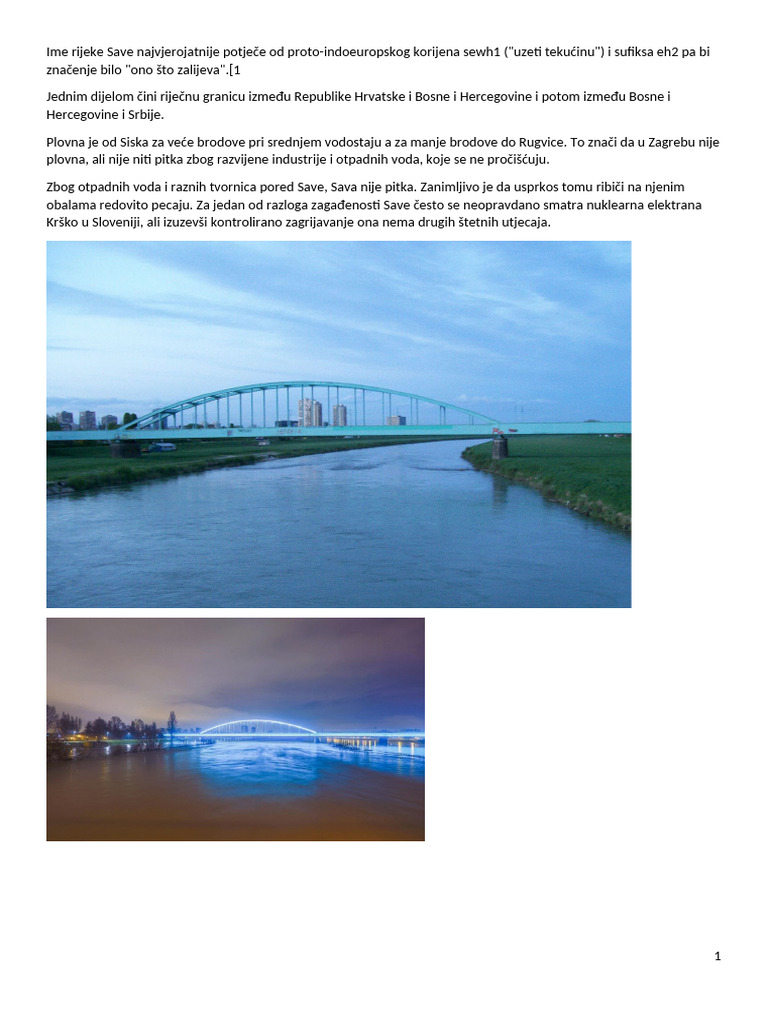 VODE - Tekstovi I Slike Za Plakat | PDF