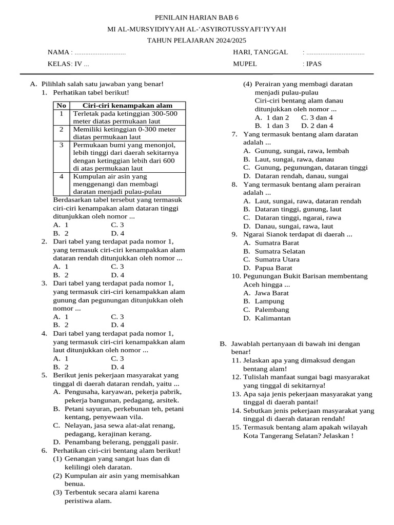 PH 2 Ipas Bab 6 | PDF
