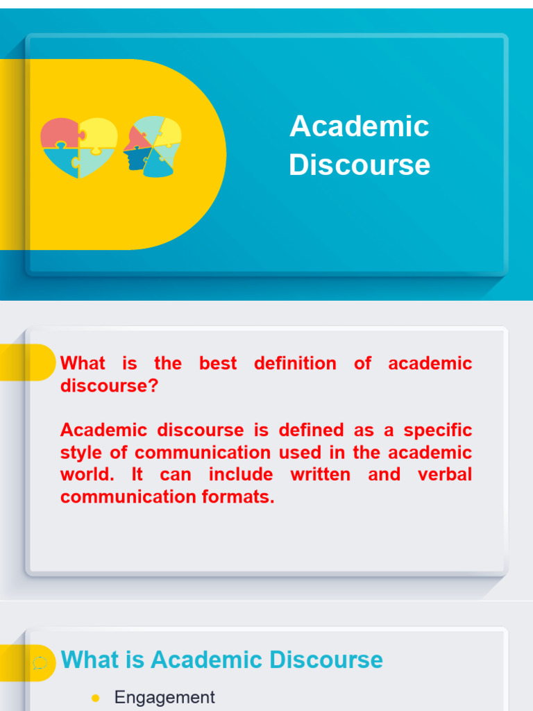 Academic Discourse | PDF