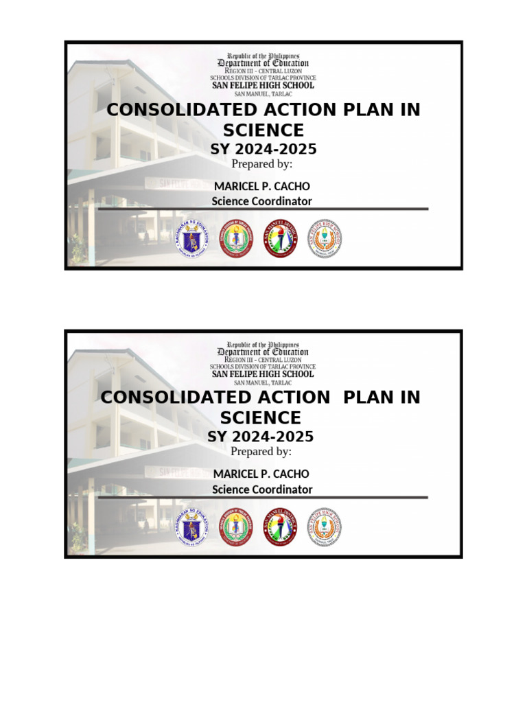 Cover Page Action Plan | PDF