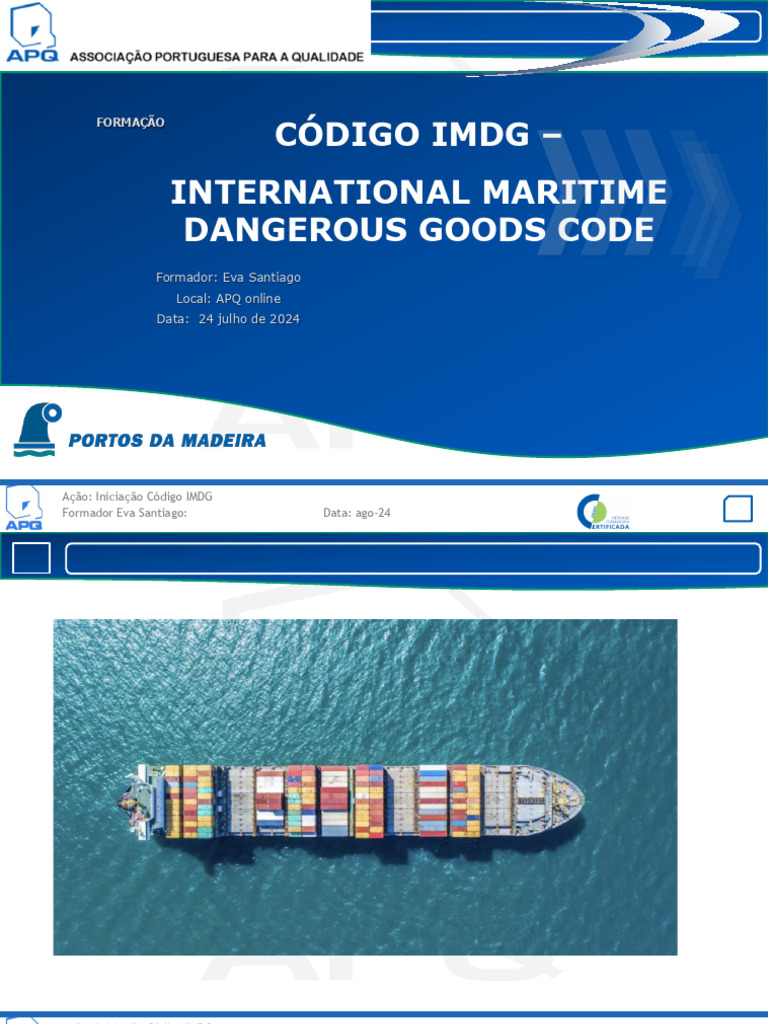 IMDG APQf 24jul2024 | PDF