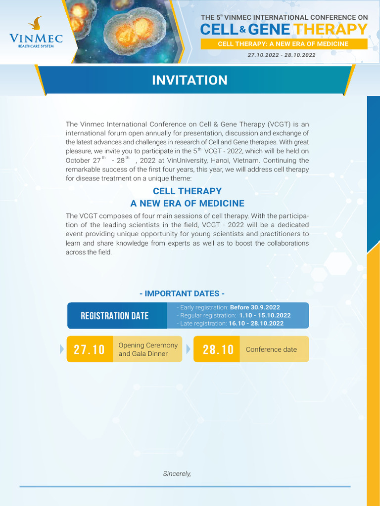 VCGT 2022 - EDM Letter - Eng-Final | PDF